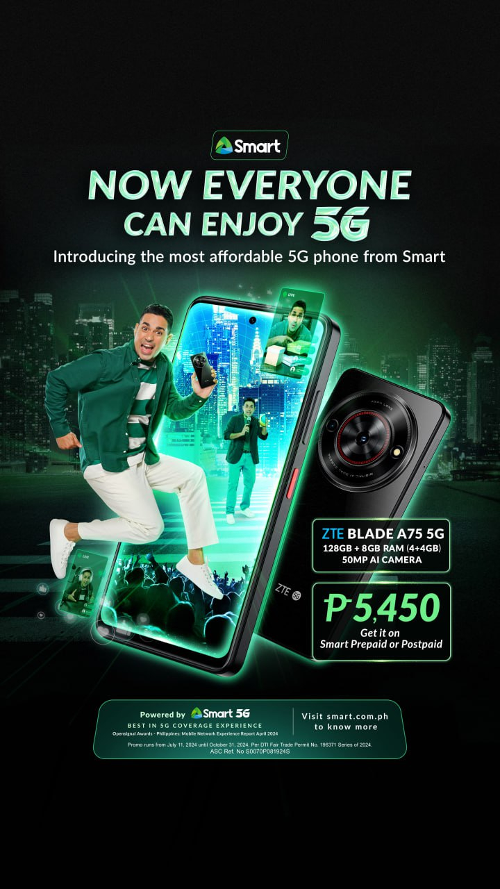 Smart Unveils Most Affordable 5G device for only P5,450 - ALL-STAR