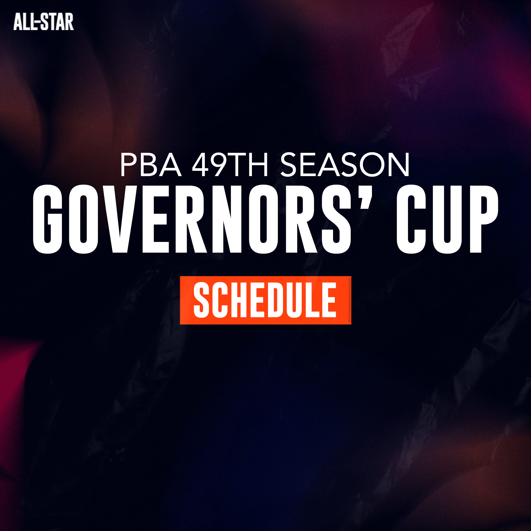PBA SCHEDULE: 49th Season Governors’ Cup 2024-25