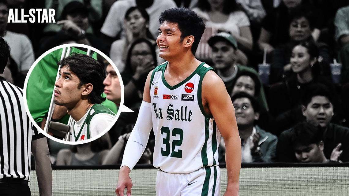 Gollena wore an arm sleeve in honor of Abadam in game against Ateneo