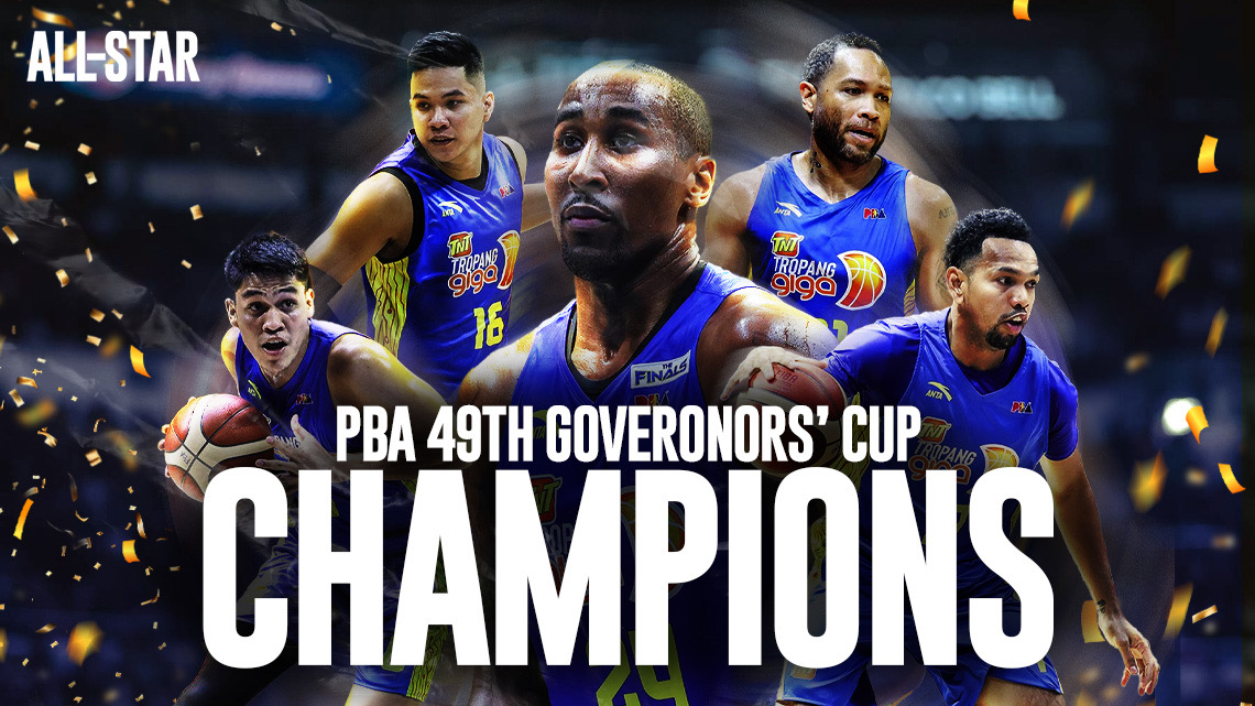 TNT Tropang Giga Wins PBA Governors' Cup Season 49 - ALL-STAR