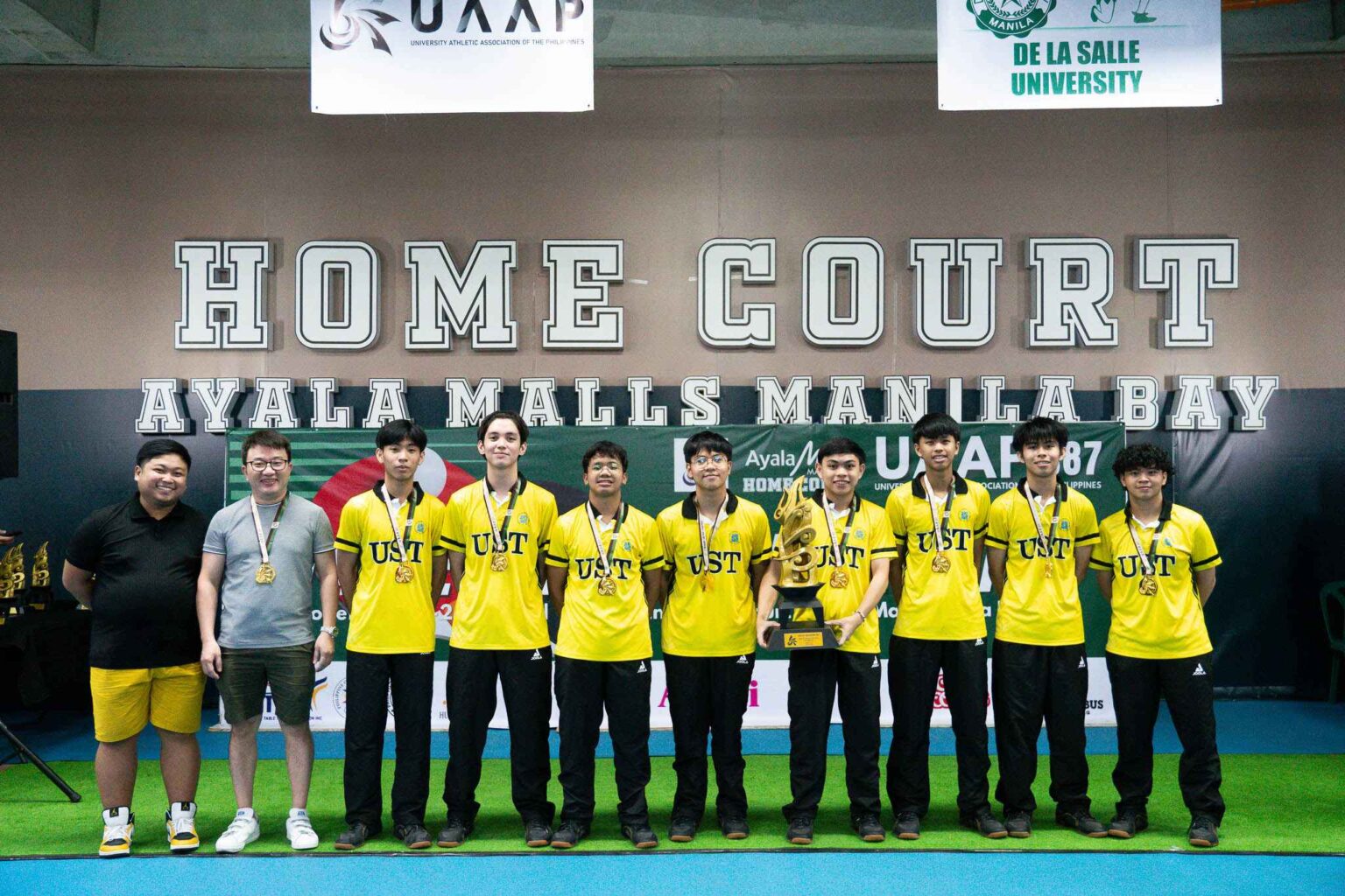 UST HS secures table tennis 'golden double'