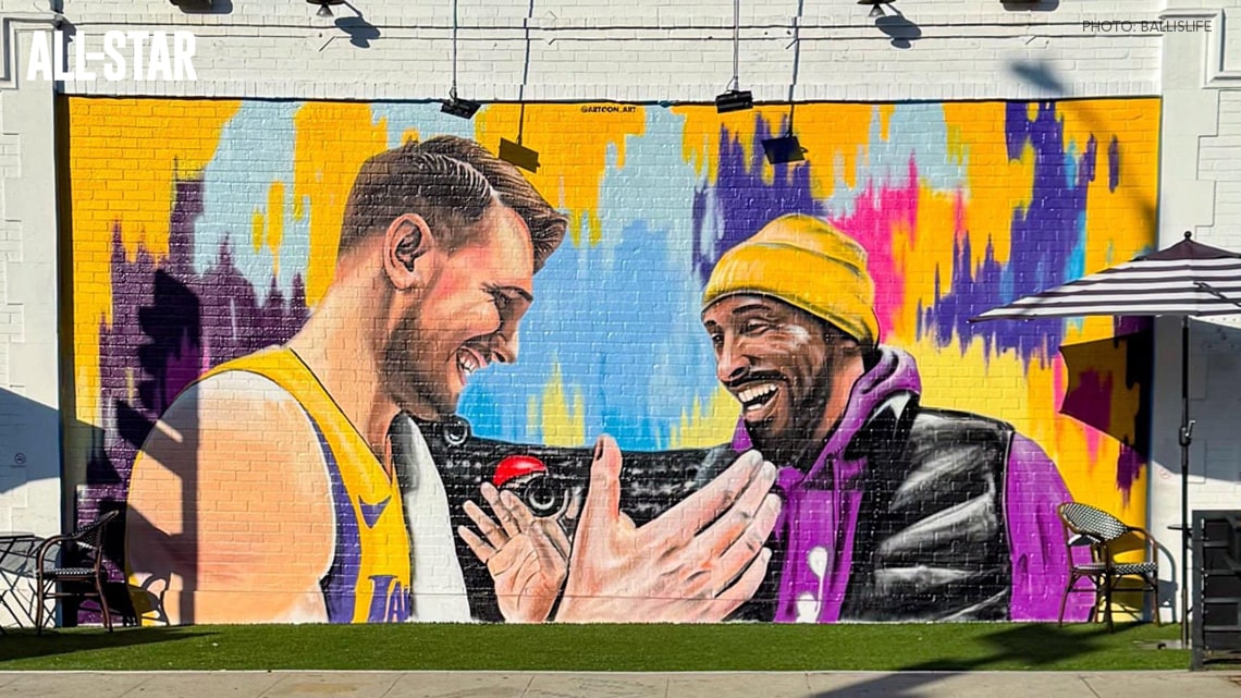 That Didn’t Take Long—Luka Doncic Gets First Mural in LA